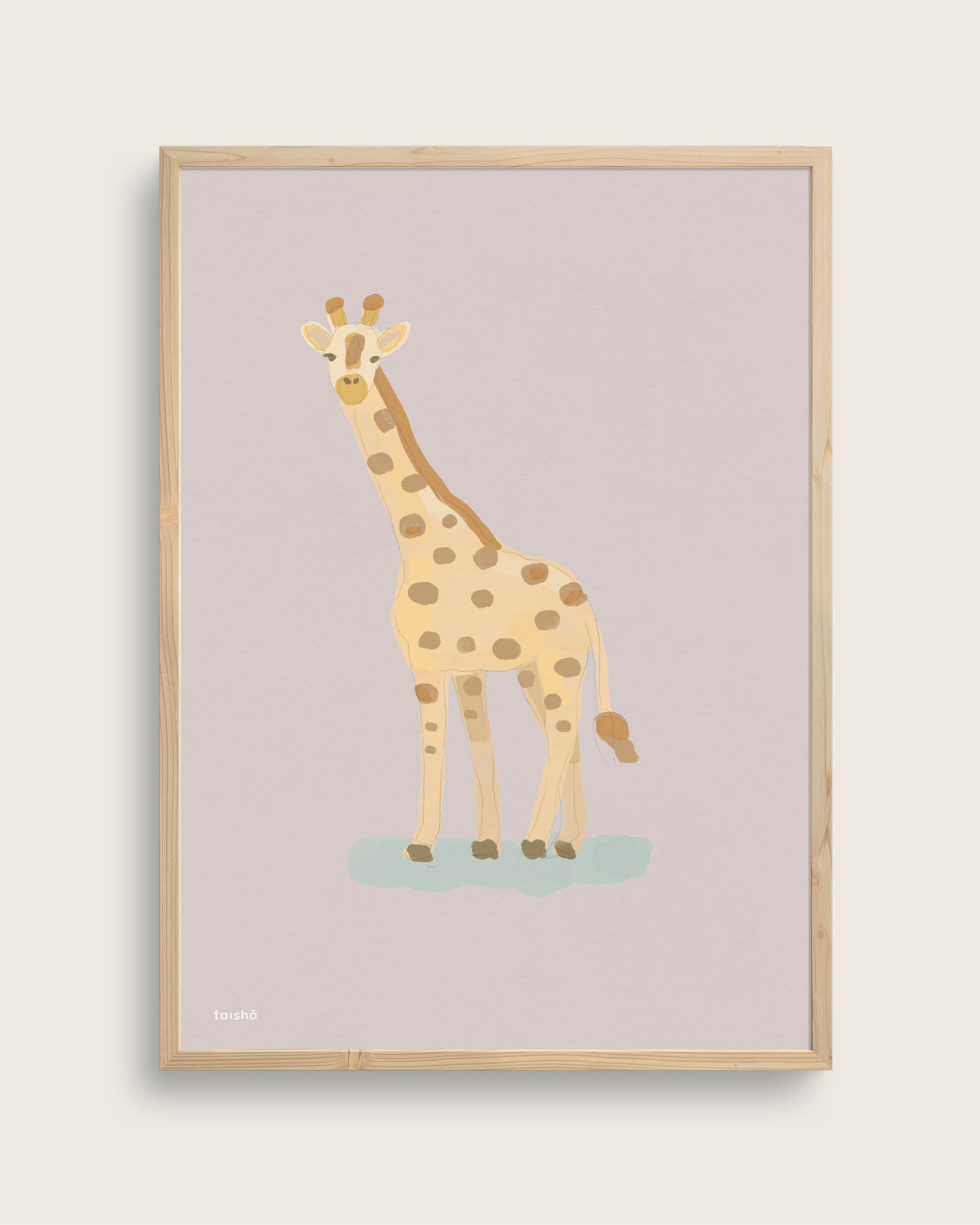 Giraffe | Poster for the children's room | taishō – Seramikku
