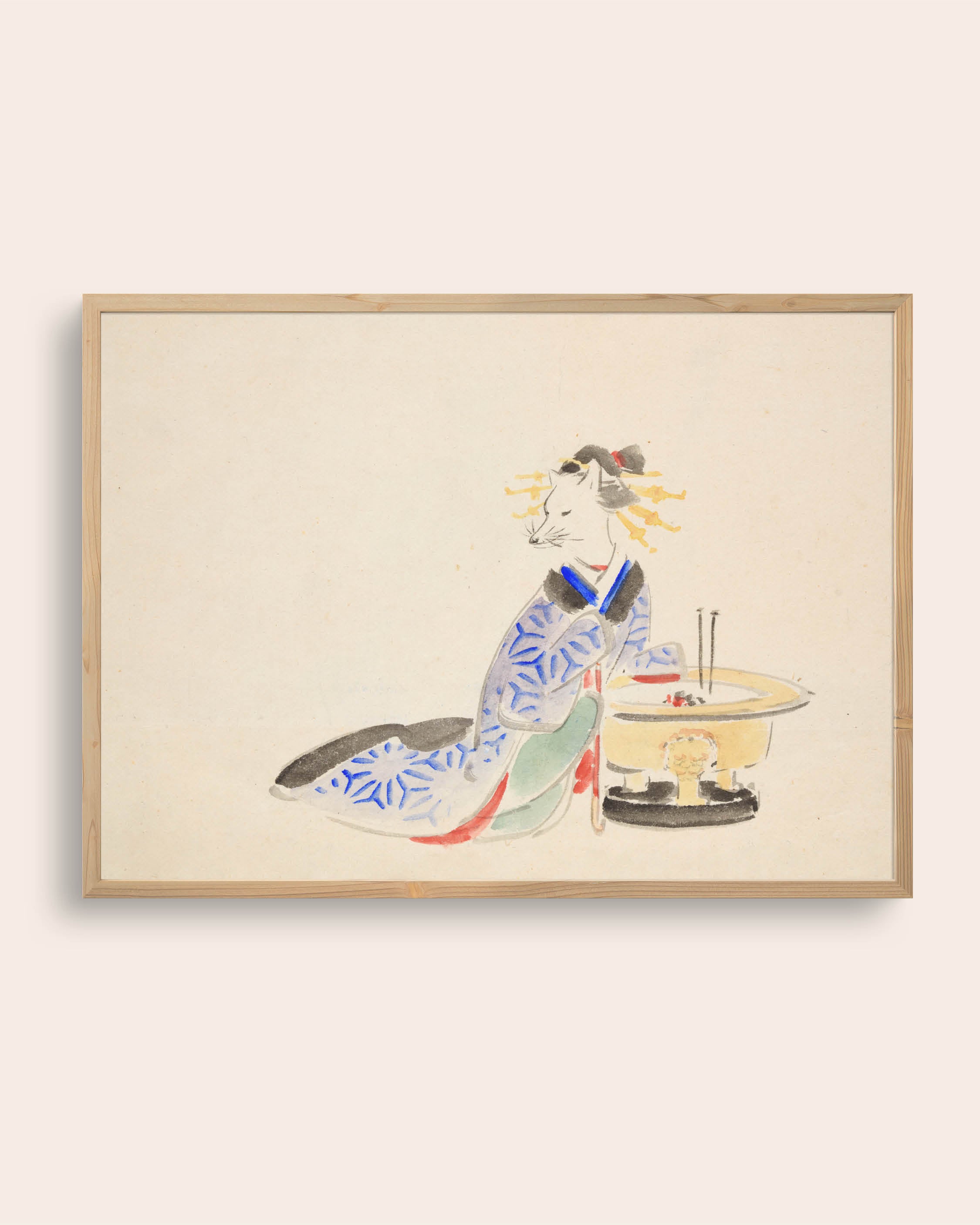 Kitsune | Japanese woodcut | Ukiyo-e motifs | CERAMIC COOK – Seramikku