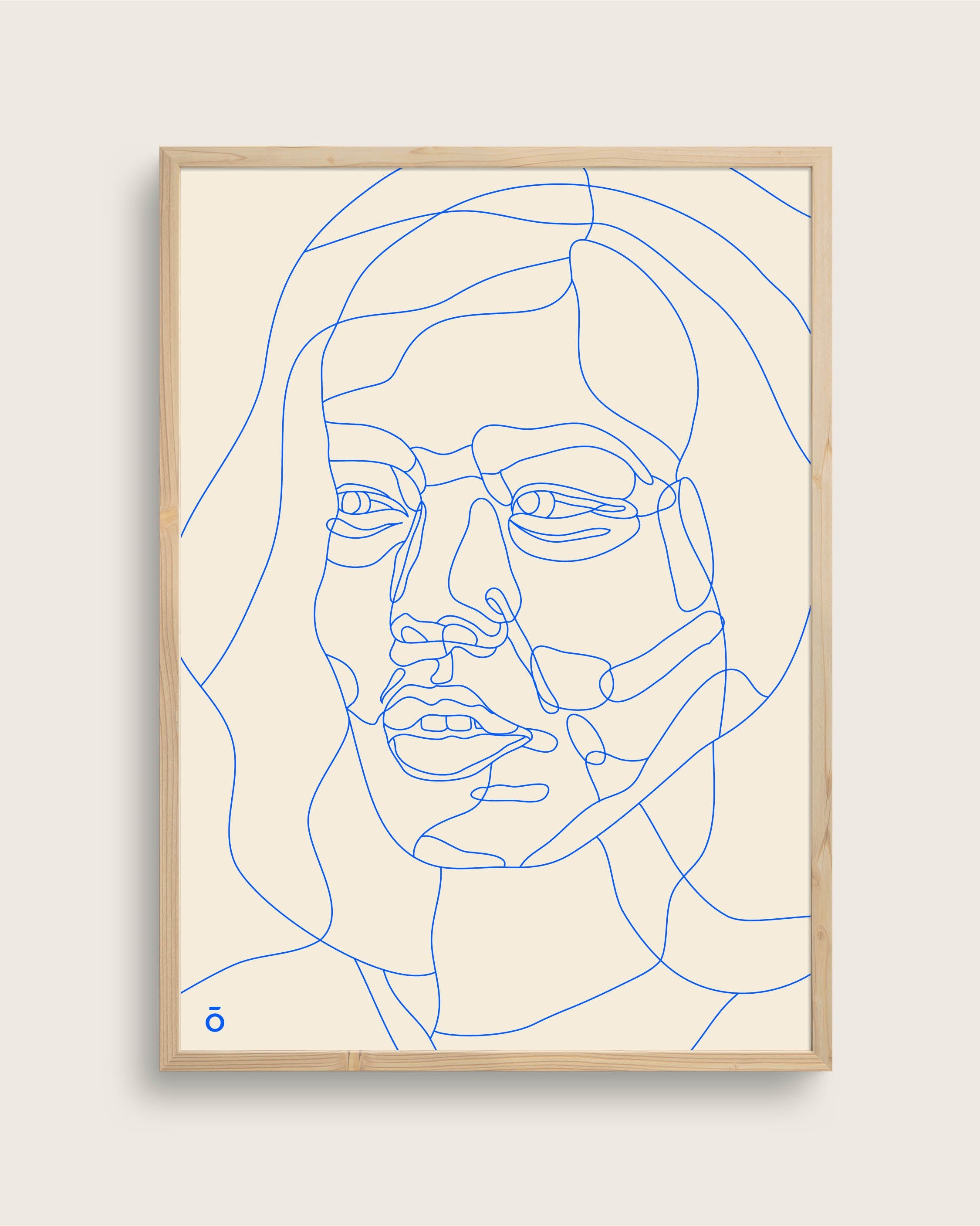 Lookout | Line drawing by hand of female face | taishō – Seramikku