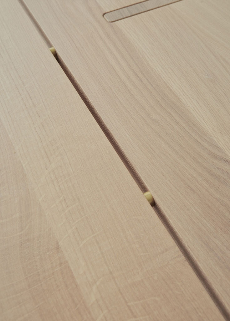 Kotai spisebord (4-6 pers) | Massivt egetræsbord | Seramikku